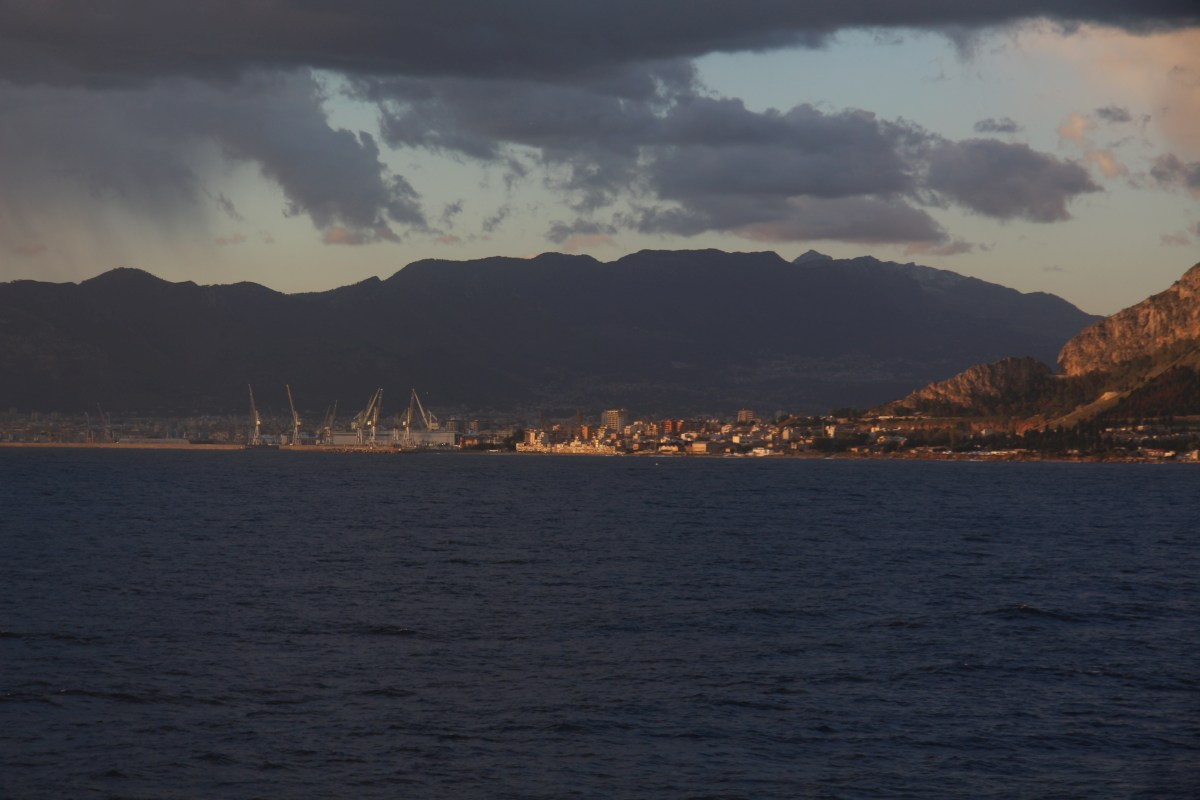 En ferry de Gênes à Palerme