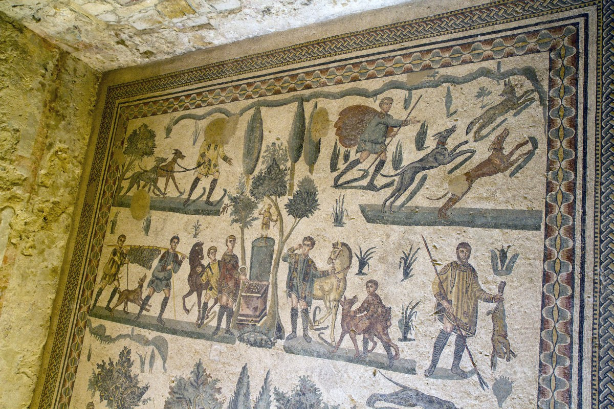 La villa romaine du Casale en Sicile merveilleusement bien préservée ...