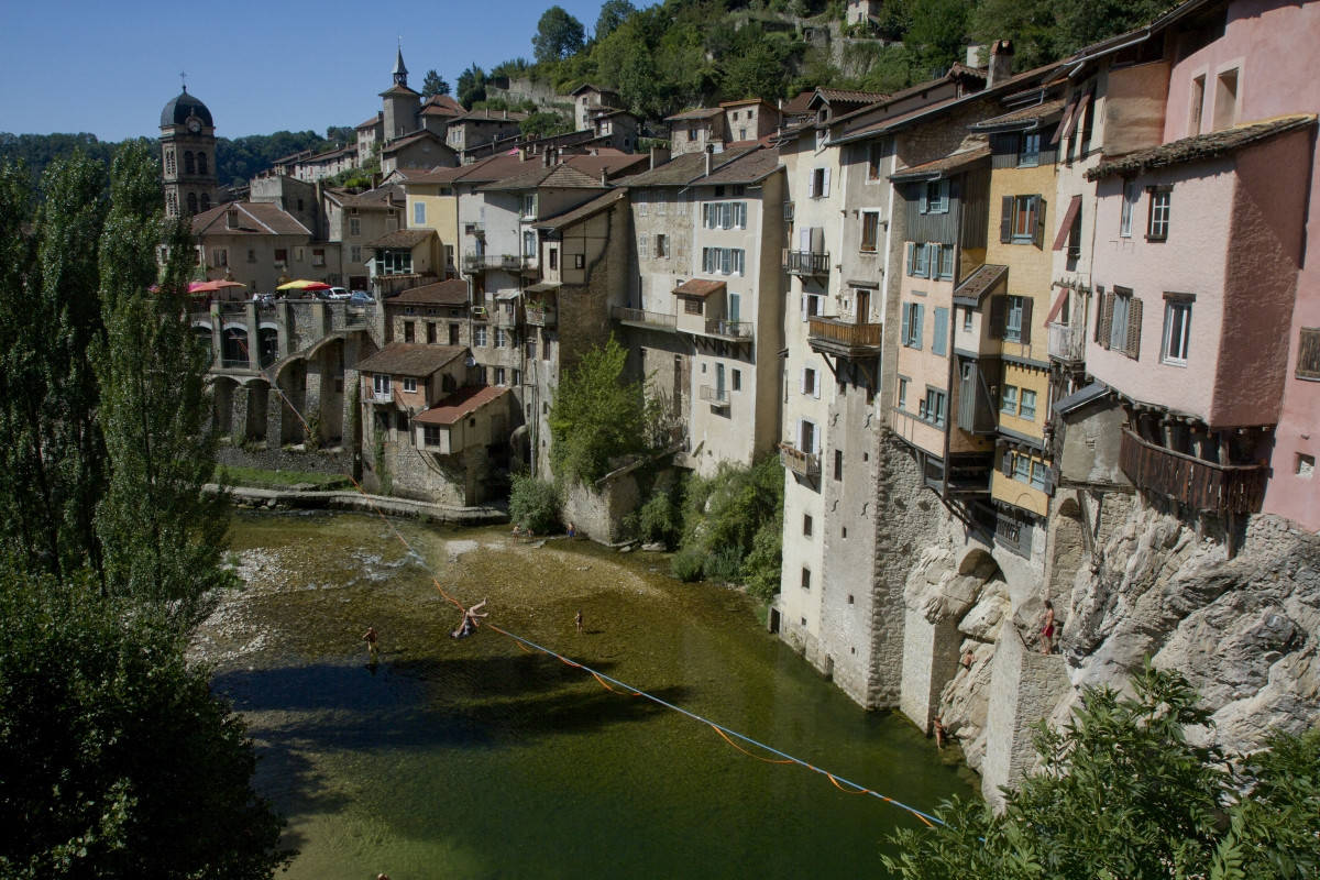 Pont en Royans, les Petits Goulets et la Coopérative Vercors-Lait ...