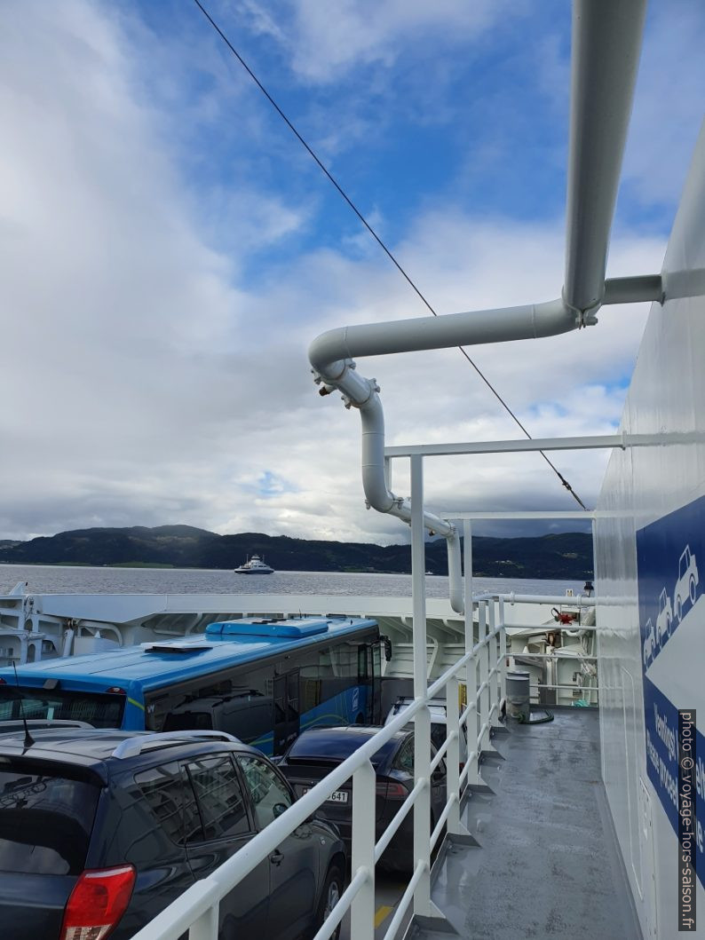 Passage en ferry de Flakk à Rørvik
